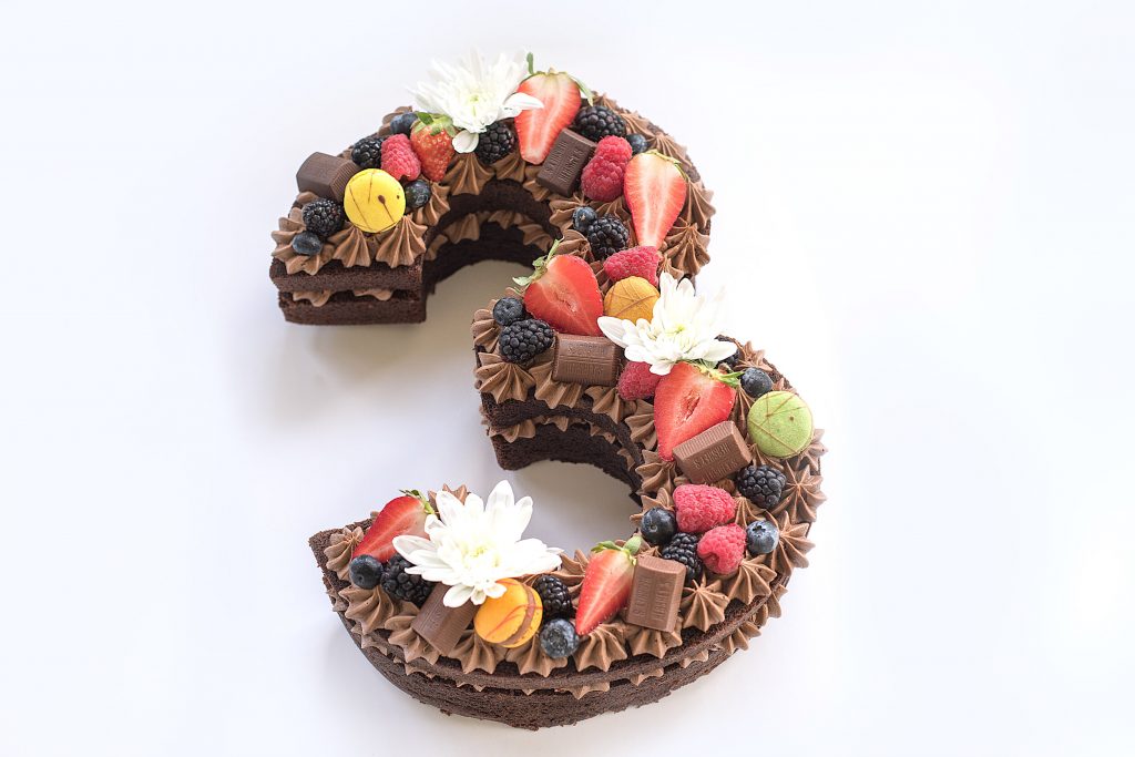 Chocolate N Berry Number Cake – Cakes and gourmet desserts in Barbados ...